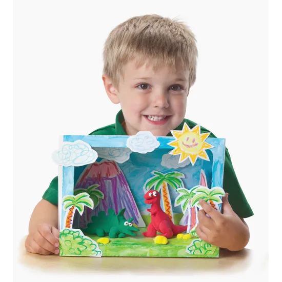 Diorama Cardboard Box - Pack of 12