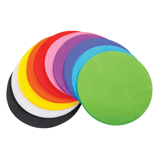 Assorted Tissue Paper Circles 10 cm – Pack of 480