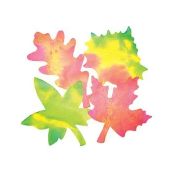 Colour Diffusing Leaves 17 x 20cm - Pack of 80