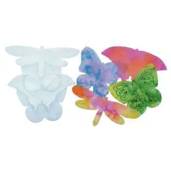Colour Diffusing Butterflies Paper - Pack of 48