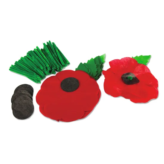 Remembrance Day Poppies – Pack of 50