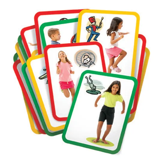 Gross Motor Exercise Cards - Set of 16