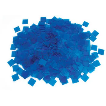 Translucent Counter Square 2.5cm Blue 1000pc