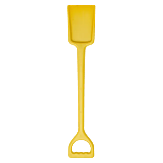 Plastic Midi Spade Yellow 57 cm