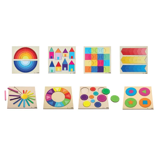 ROLF Colours & Shapes Puzzle Set of 8