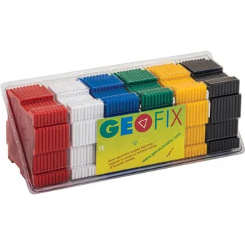 GeoShapes Square Solid Colours 60 pc