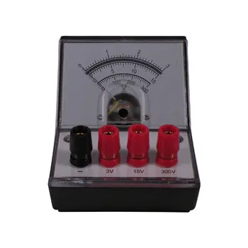Triple Range Voltmeter - DC 0-3-15-300V