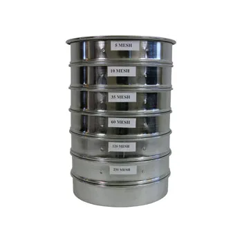 Sieves - 20x5cm - 5 to 230 Mesh - Set of 6