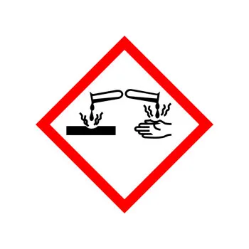 Hazard Label - GHS - Corrosive - 50mm - P48