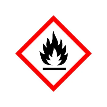 Hazard Label - GHS - Flammable - 50mm - P48