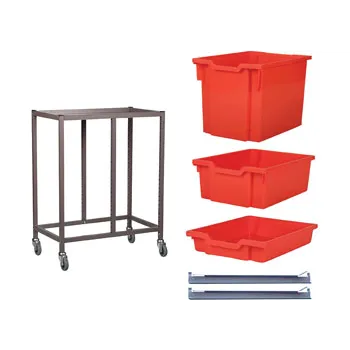 Gratnell Double Column Trolley 850mm F1 F2 F3