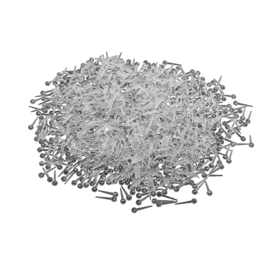 Clear Decofoam Pins - Pack of 1000