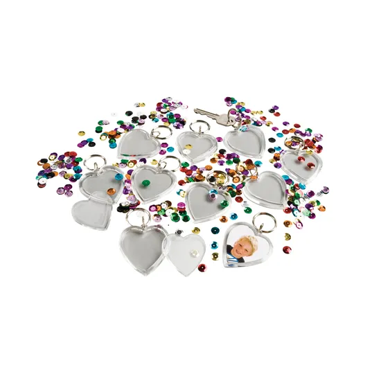 Heart Shaped Key Tags - Pack of 10