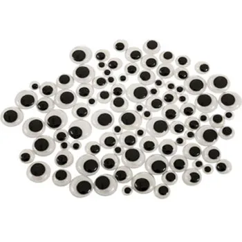 Creatistics Adhesive Joggle Eyes - Pack of 100