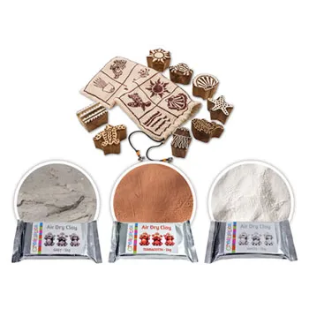 Block Printing Clay Kit