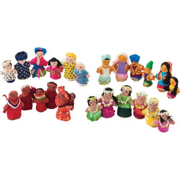Fair Trade Multicultural Families - 23 pieces