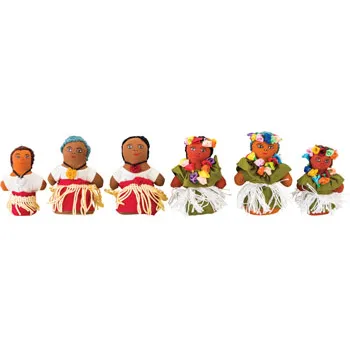 Fair Trade Torres Strait Islander Family 6pcs