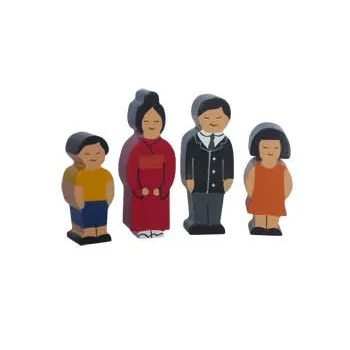 Japanese Block Family - 4pc
