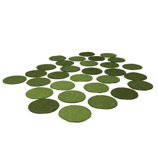 MTA Spaces - Pretend Grass Placement Mats - 30 Pieces