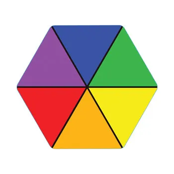 MTA Spaces - Hex Tray Playmat - Rainbow