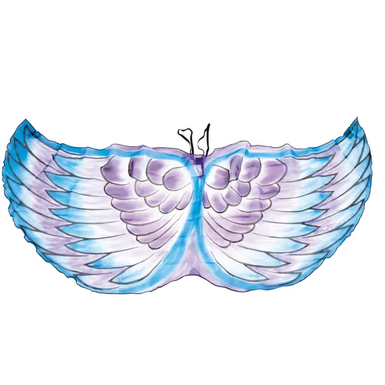 Pukeko Bird Wing - Purple