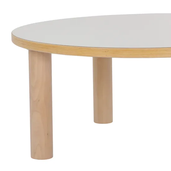 SafeSpace - Toddler Round Table - White - MTA Catalogue
