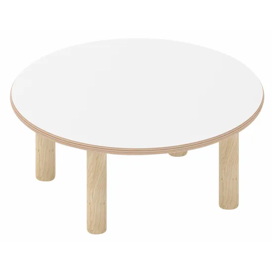 SafeSpace Toddler Round Table - White - MTA Catalogue