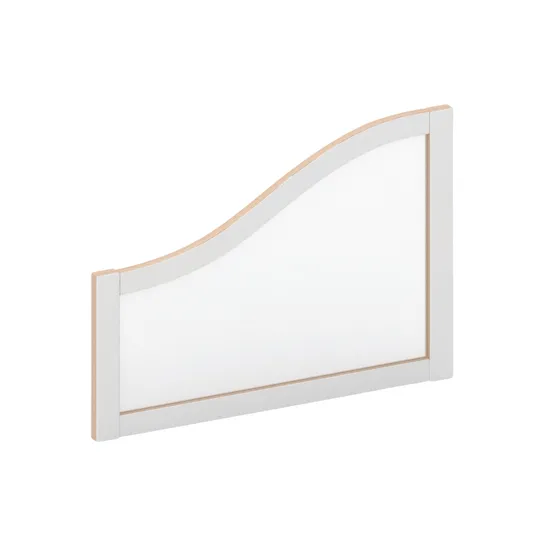 SafeSpace - Curved Divider - White