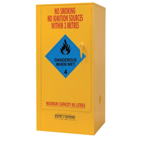 Dangerous When Wet Storage Cabinet - 60L