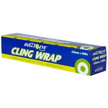 Cling Wrap Roll W/Dispenser 450mm x 600m