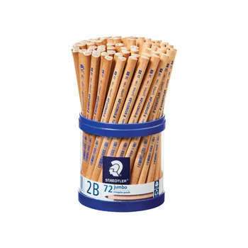 Staedtler Nat Jumbo Triangle Pencils 2B - Pack of 72