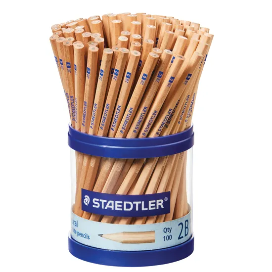 Staedtler Natural Pencils 2B - Pack of 100