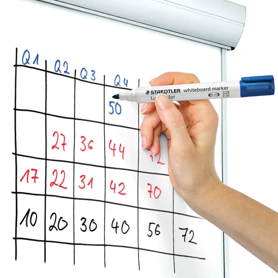 Teachables Whiteboard Markers Bullet Blue - Pack of 12