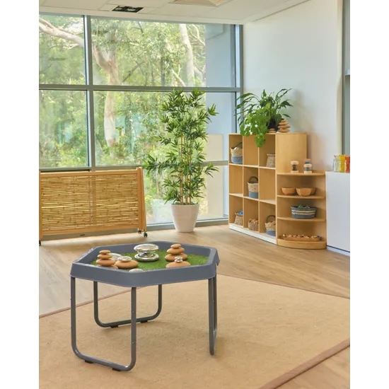 MTA Spaces - Hex Tray Stand & Mats - Charcoal - MTA Catalogue