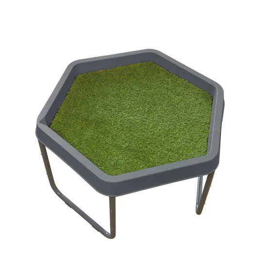 MTA Spaces - Hex Tray Stand & Mats - Charcoal - MTA Catalogue