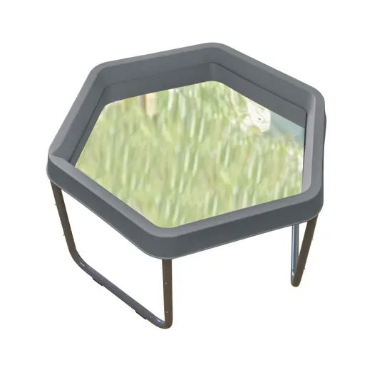 MTA Spaces - Hex Tray Stand & Mats - Charcoal - MTA Catalogue