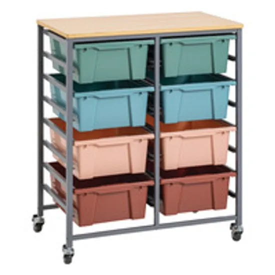 Double Tote Tray Trolley Kit (Clrs of Aus 1)