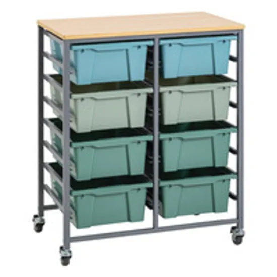Double Tote Tray Trolley Kit (Clrs of Aus 2)