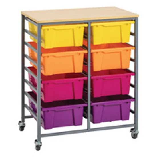 Double Tote Tray Trolley Kit (Sunrise)