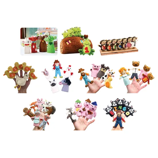 Finger Puppets Best Loved Rhymes Set