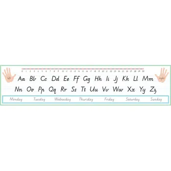Teachables Desk Strips VIC Font - Pack of 30