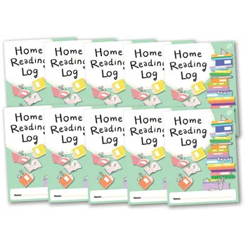 Teachables Home Reading Log Pack of 10