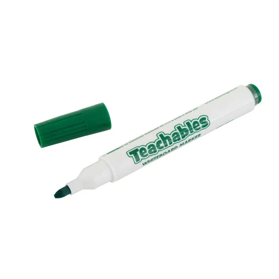 Teachables Whiteboard Markers Bullet Green - Pack of 12
