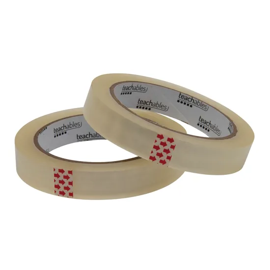 Teachables Sticky Tape 18mm x 66m-Pack of 2