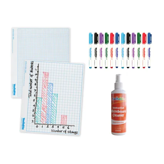 Mini Whiteboard Grid Kit - Kit of 67