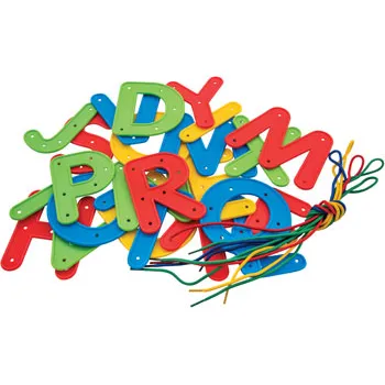 Teachables Alphabet Upper Case Lacing Letters