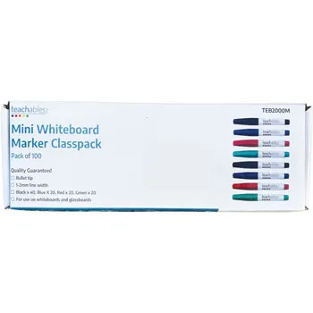 Teachables Mini WB Marker Classpack of 100