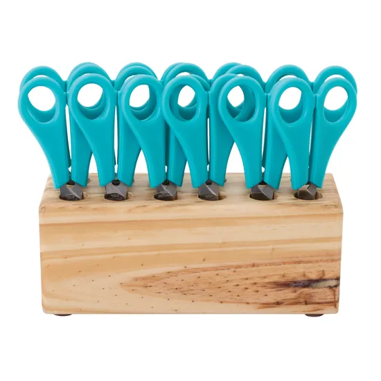 Teachables Scissor Block + 12 Scissors 14 cm