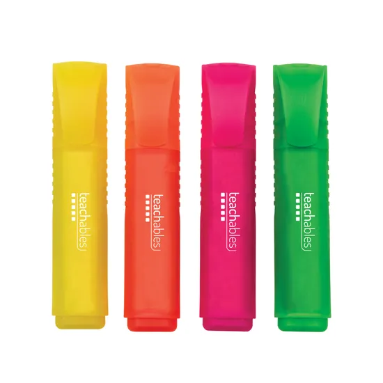 Highlighters Assorted - Pack of 4