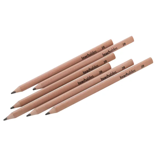 Teachables Triangular Jumbo Pencils 2B - Pack of 72
